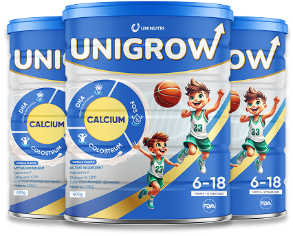 ผลิตภัณฑ์เพิ่มความสูงให้เด็ก - โภชนาการที่ดีที่สุดให้เด็ก - Unigrow